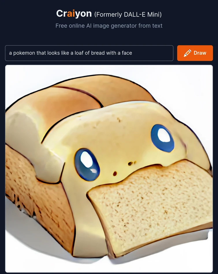 made a bread pokemon | Fandom