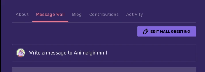 I wish you could make message wall greetings here | Fandom