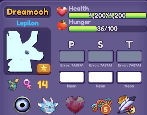 does anyone know how much this thing worth? pure dream error lep | Fandom