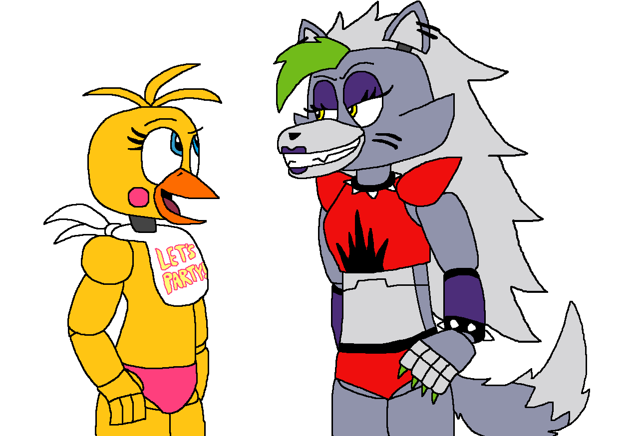 Toy Chica Meeting Roxy 🐔🐺 Fandom