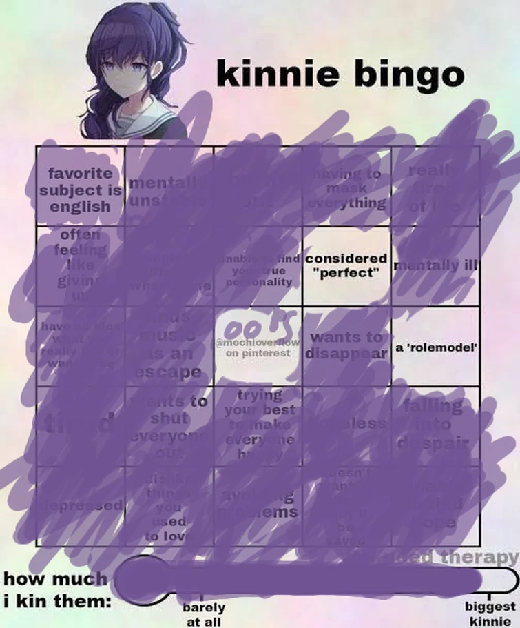 Guys I did a Mafuyu kinnie bingo | Fandom