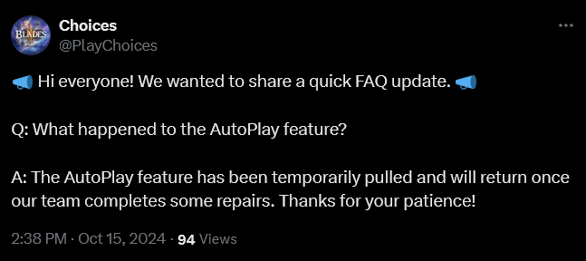 Autoplay Button Update | Fandom