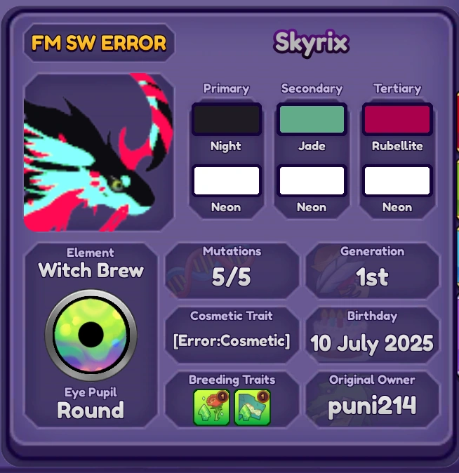 Auctioning error cos sky | Fandom