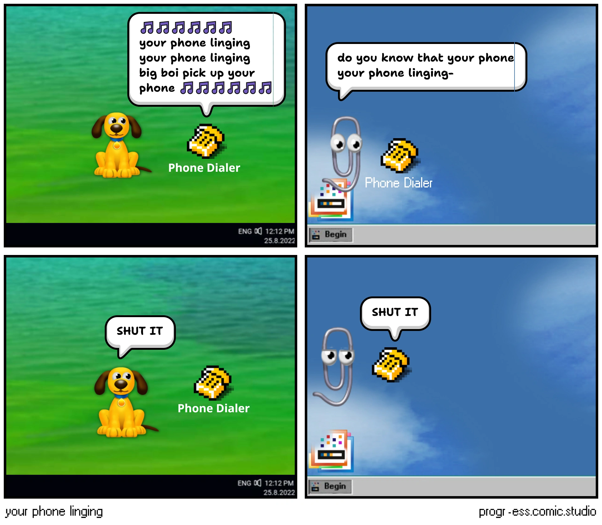 your phone linging (comic) | Fandom