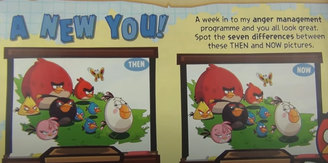 First known mention of Matilda's anger management class (Angry Birds ...