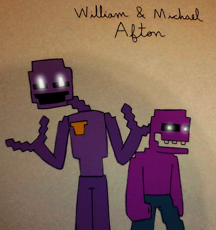 Since it's October now, I drew these two Purple Guys... | Fandom