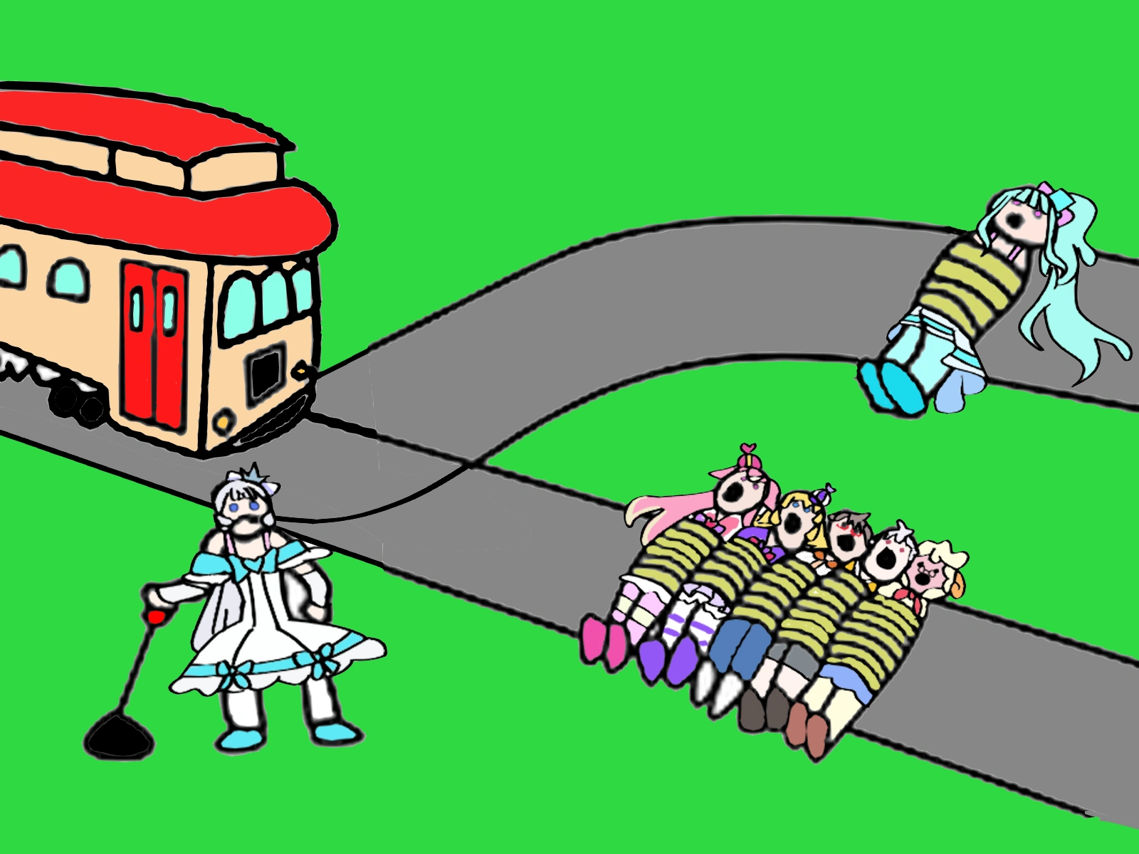 The (NOT) Wonderful trolley problem! | Fandom