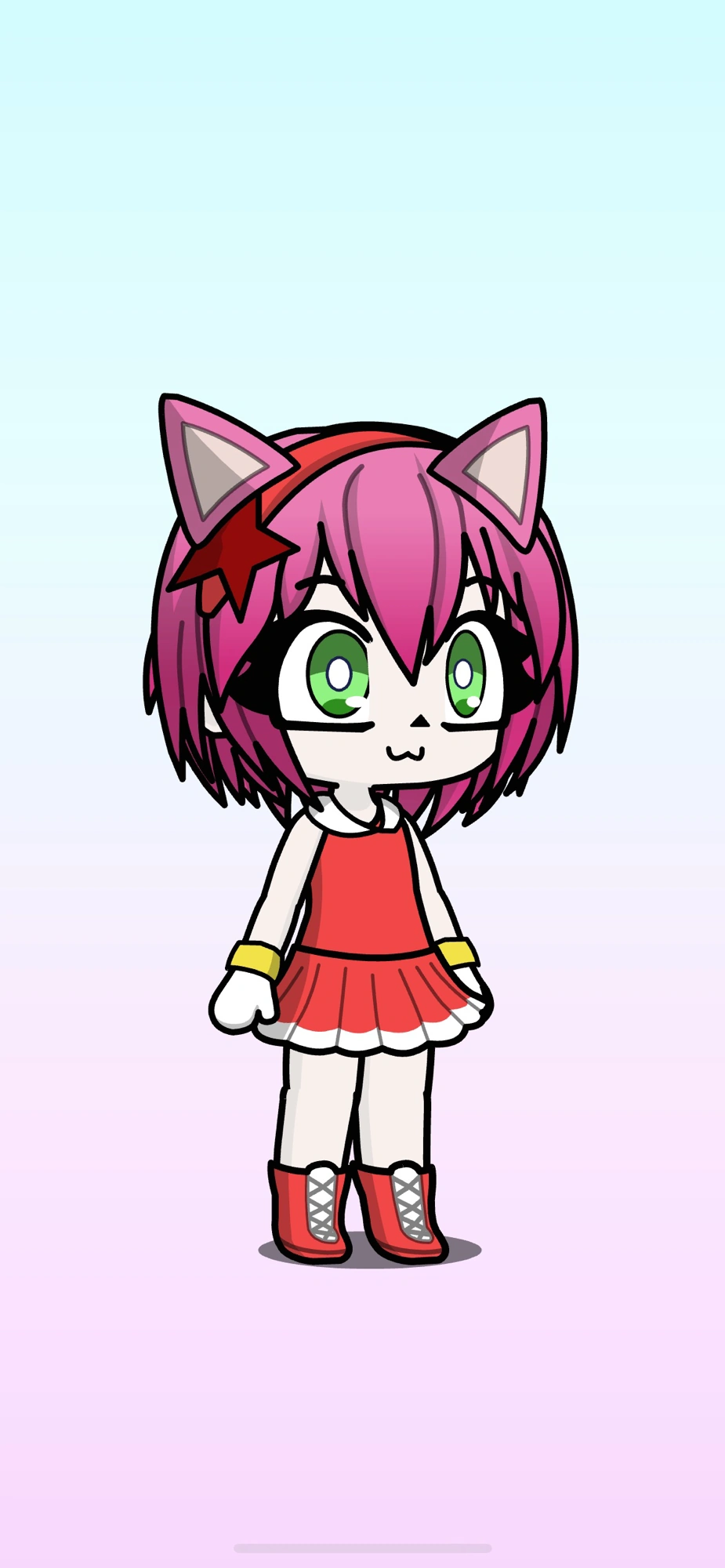 I redesigned amy rose in Gacha life 2! | Fandom
