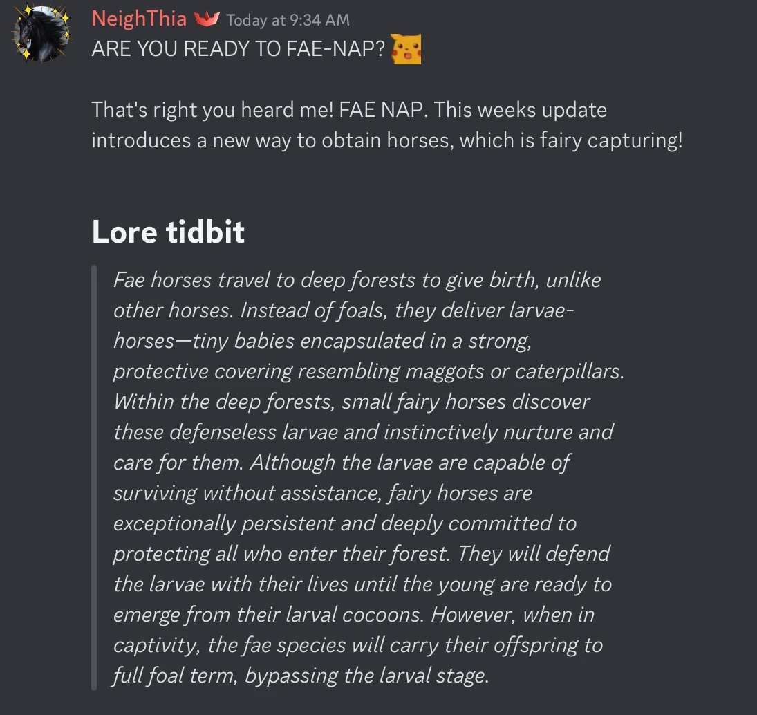 Sneak Peek & Fae Lore from the official server! ;) | Fandom