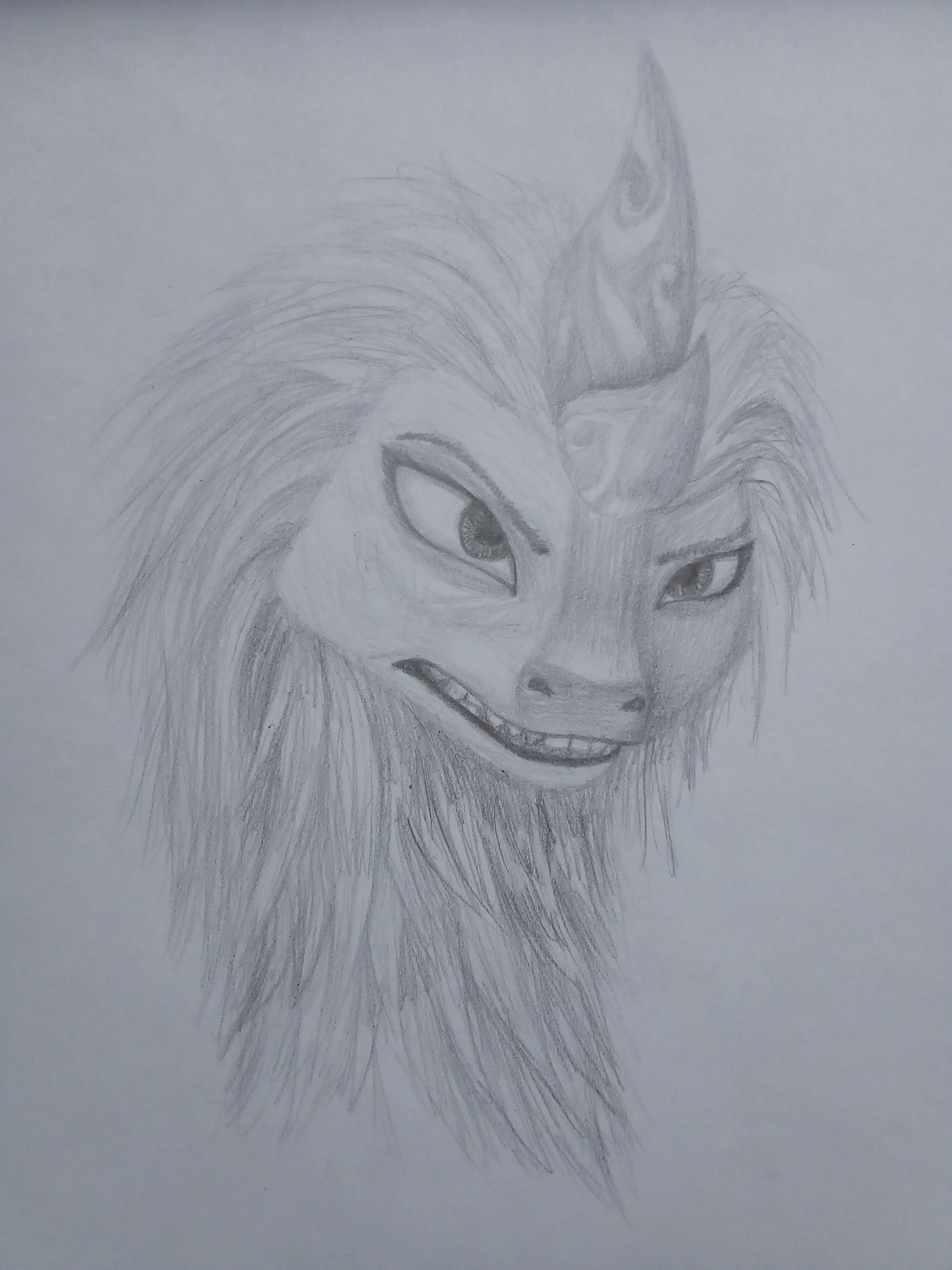 This is a drawing of angry Sisu (made with a pencil) | Fandom