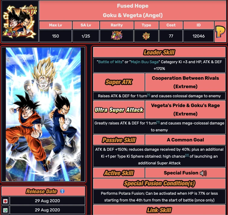 LR STR Vegito & LR TEQ Gogeta | EZA Concept | Fandom