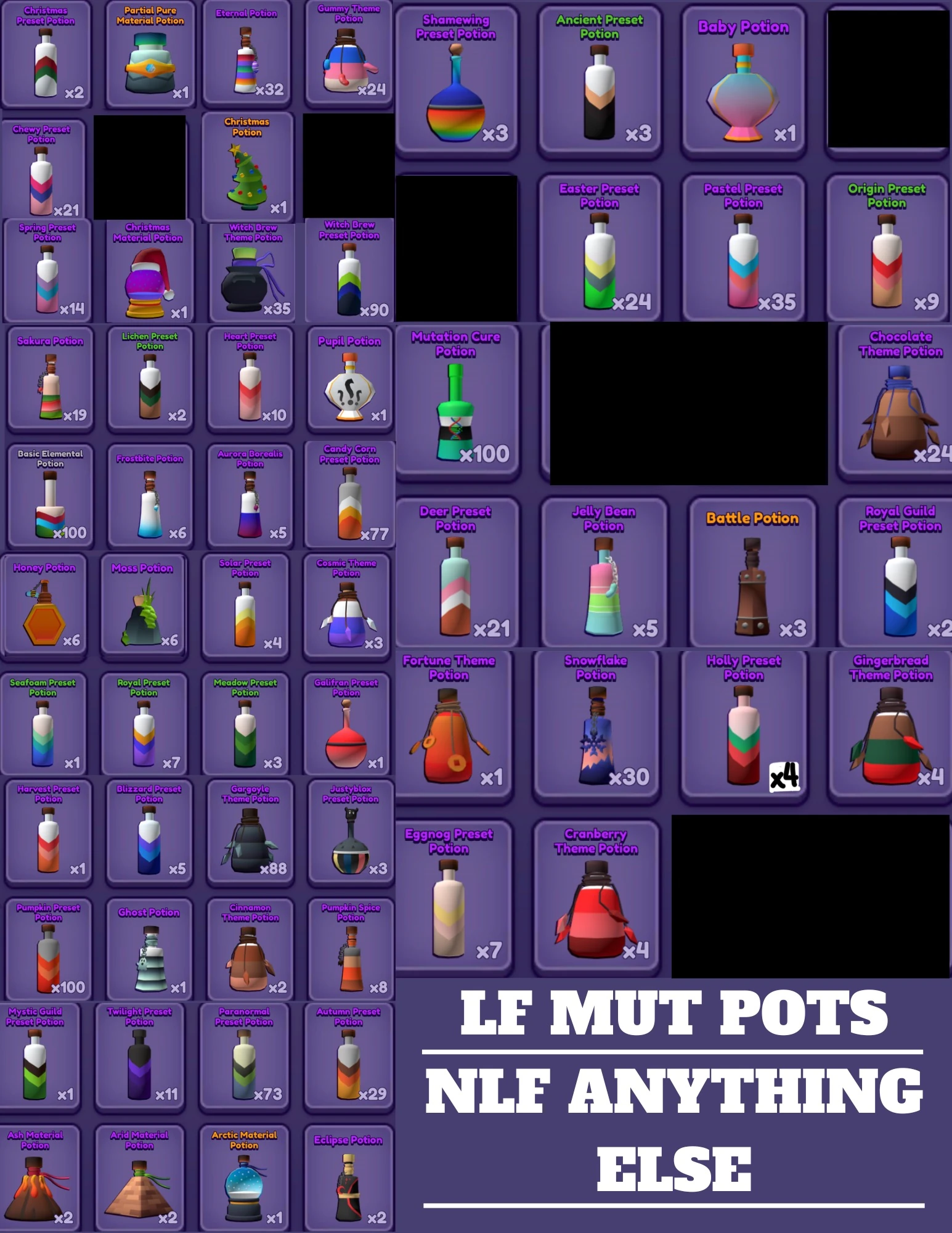 Lf mut pots | Fandom