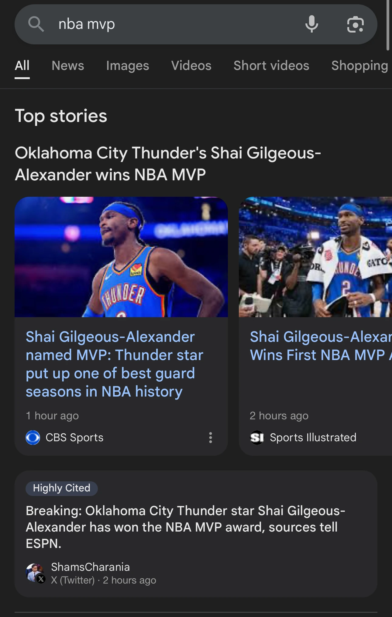 Holy crap shai just won NBA MVP | Fandom