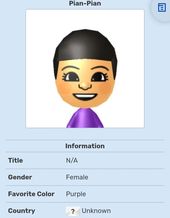 If the Miis were Pokémon Trainers: Pian-Pian | Fandom