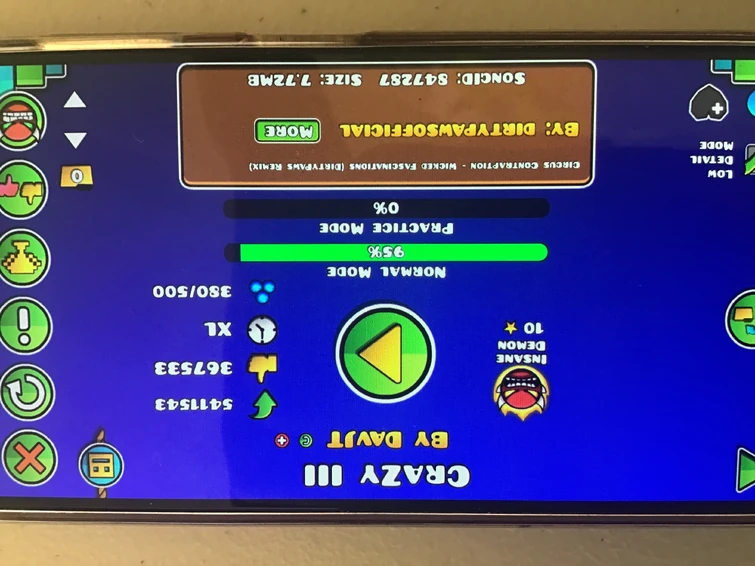 Crazy III 95% | Fandom