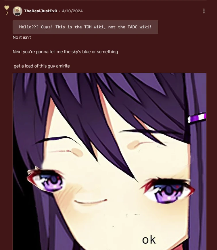 wiki out of context | Fandom