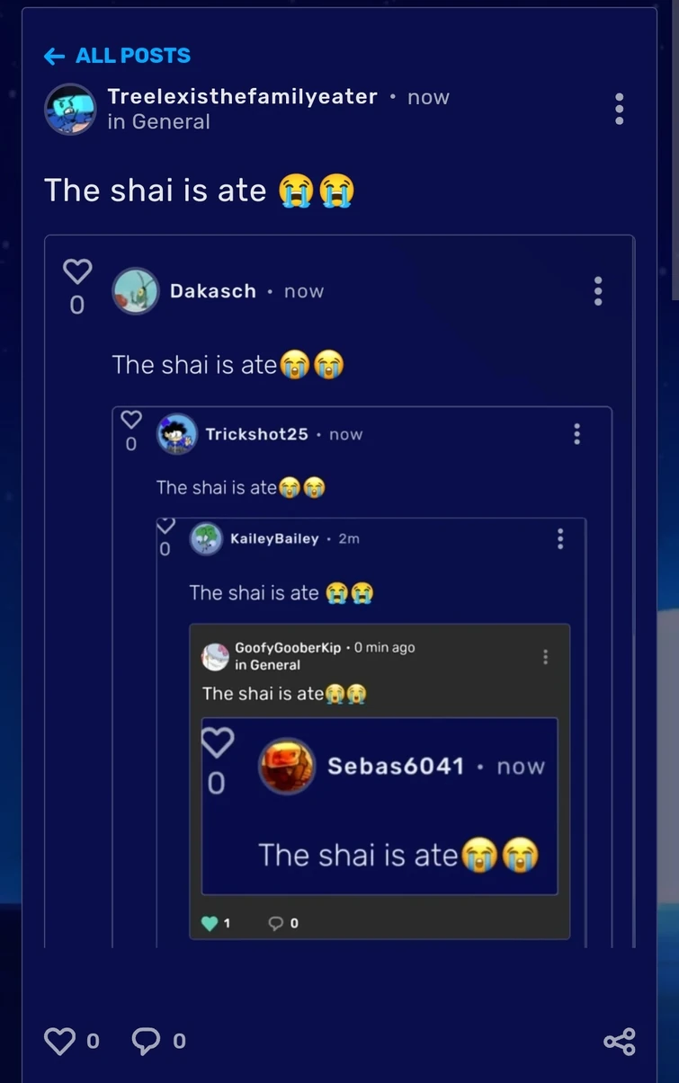 The shai is ate 😭😭 | Fandom