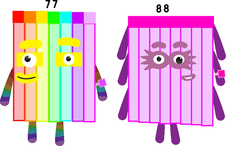 Get Ready From The Numberblock 77 And 88 In Series 8 | Fandom