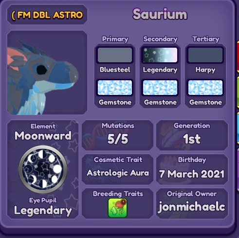 trading this astro cos saur | Fandom