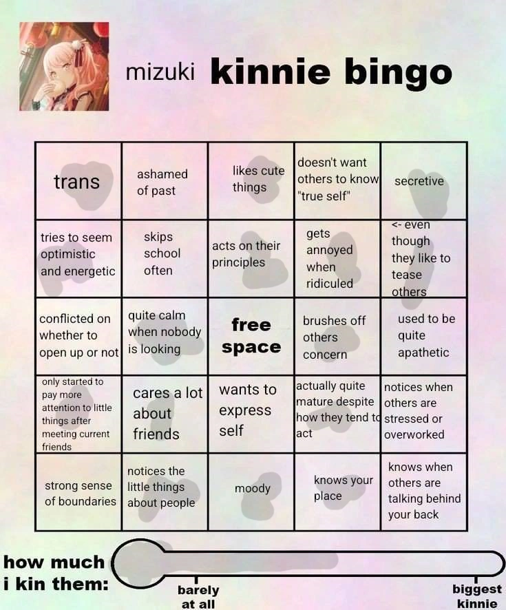 my n25 kinnie bingo | Fandom