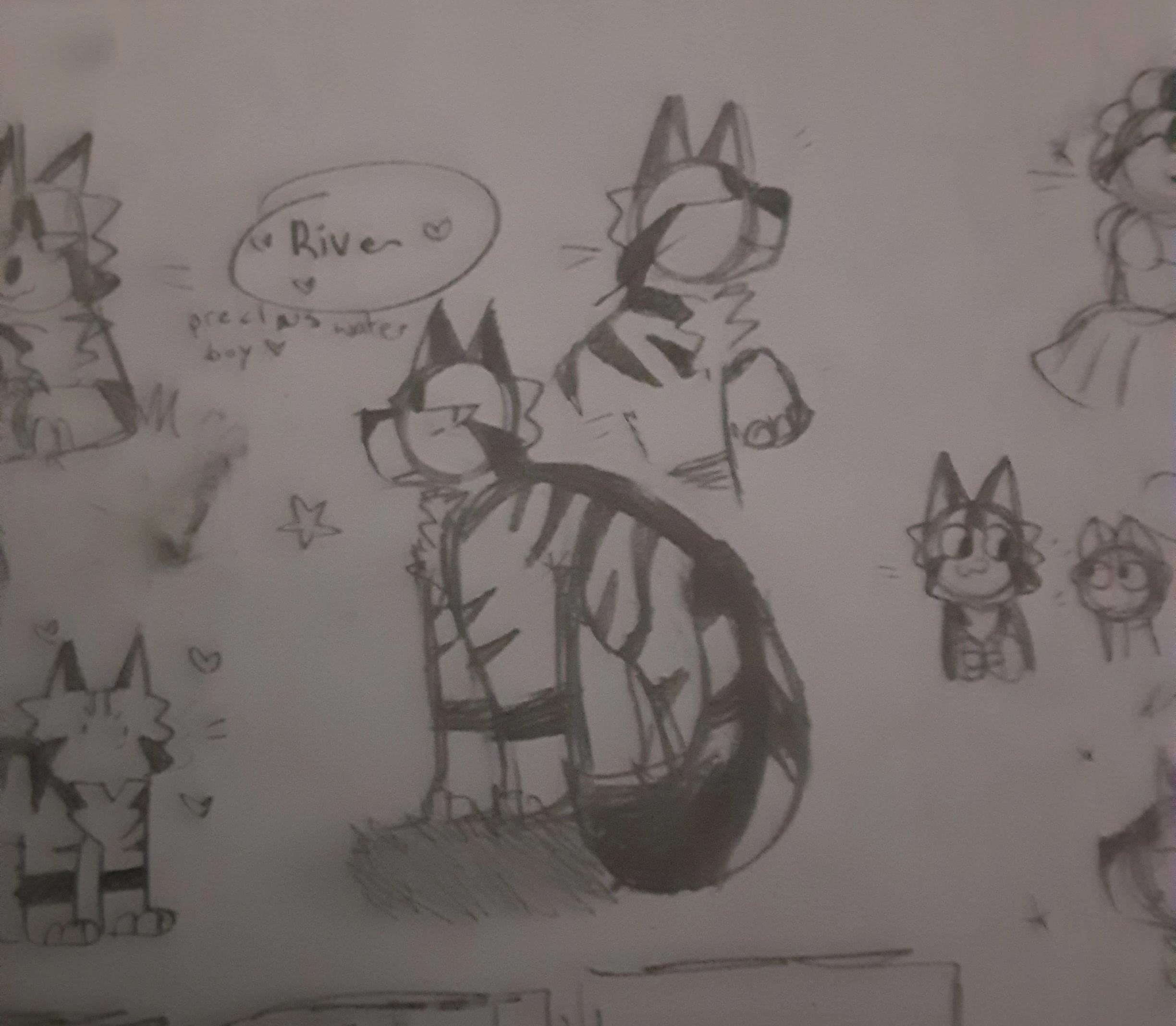 When you draw a character, show it off, then immediately redesign it ...