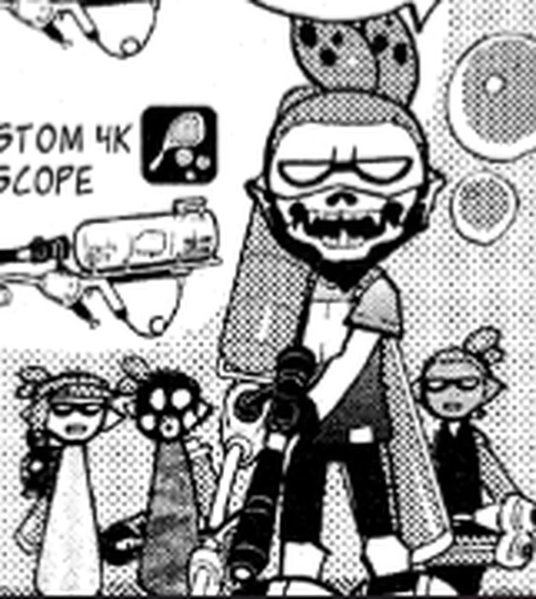 That moment when you realize the manga is basically Sankichi's Splatoon ...