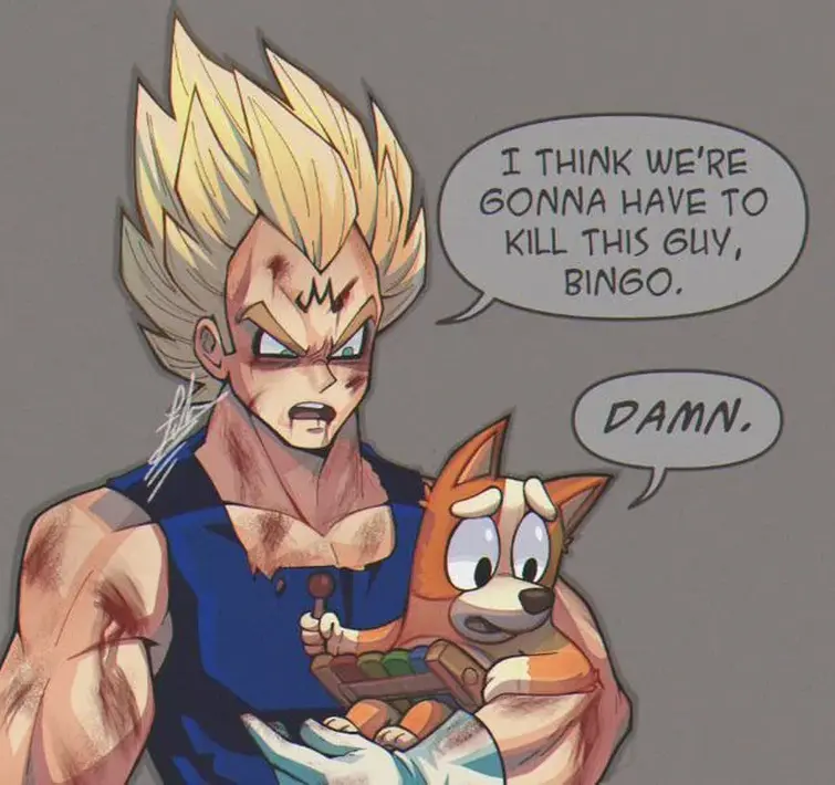 Post what you think made Vegeta react this way. | Fandom