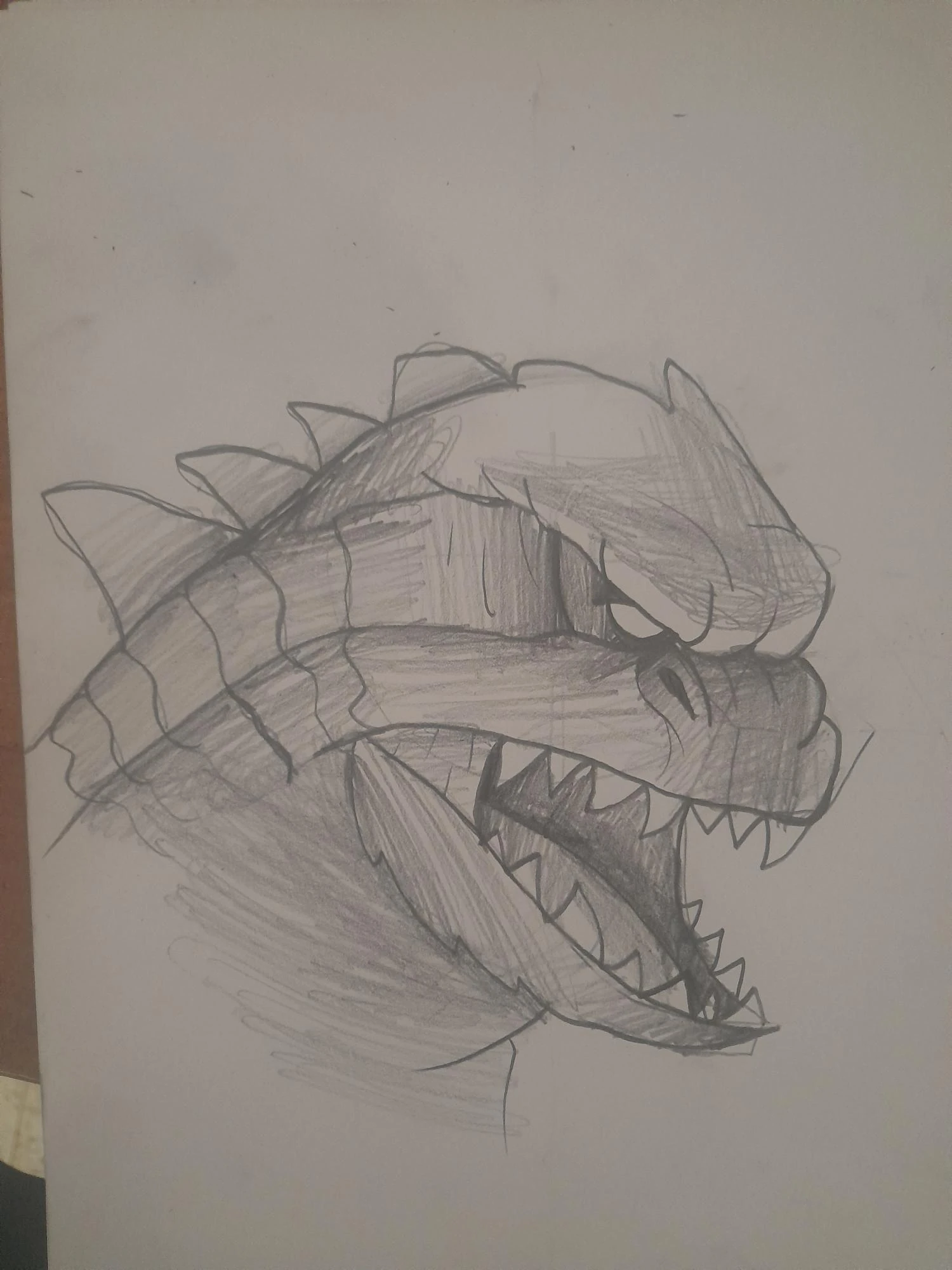 My sketch of Godzilla | Fandom