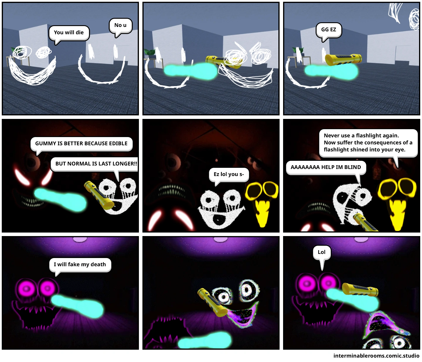 Gummy Flashlight-Flashlight war | Fandom