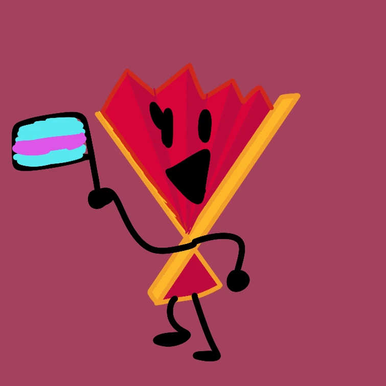 Here's batch 1 of my art! Flower From BFDI, YingYang from II2, Paddle from BFLH, & Fan from II2 ...