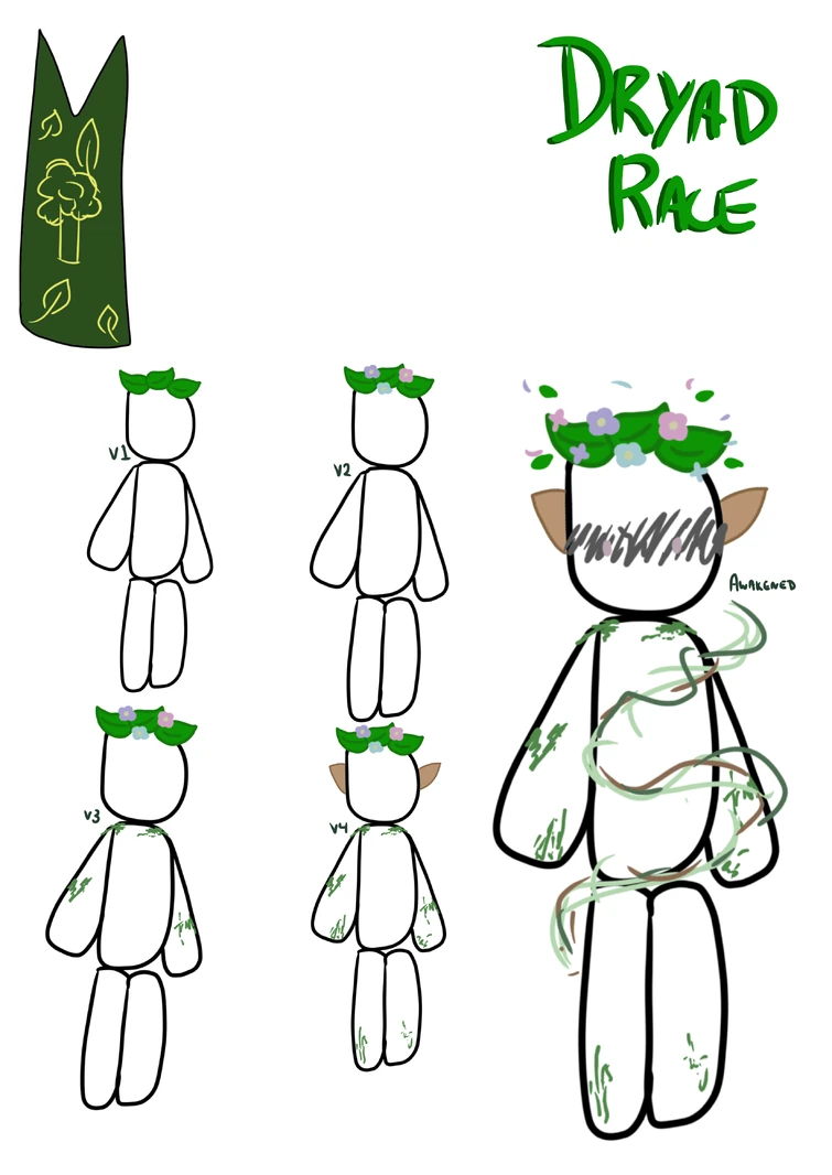 Dryad Race Concept | Fandom