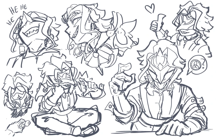 My friend asked me to draw dottore | Fandom