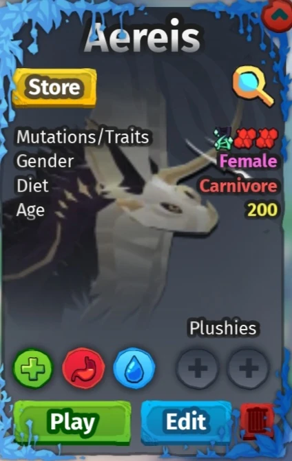SELLING GLOWTAIL BITE+DAMAGE TRAIT AERIES!! | Fandom