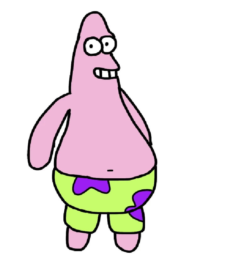 Patrick star in the Simpsons style | Fandom