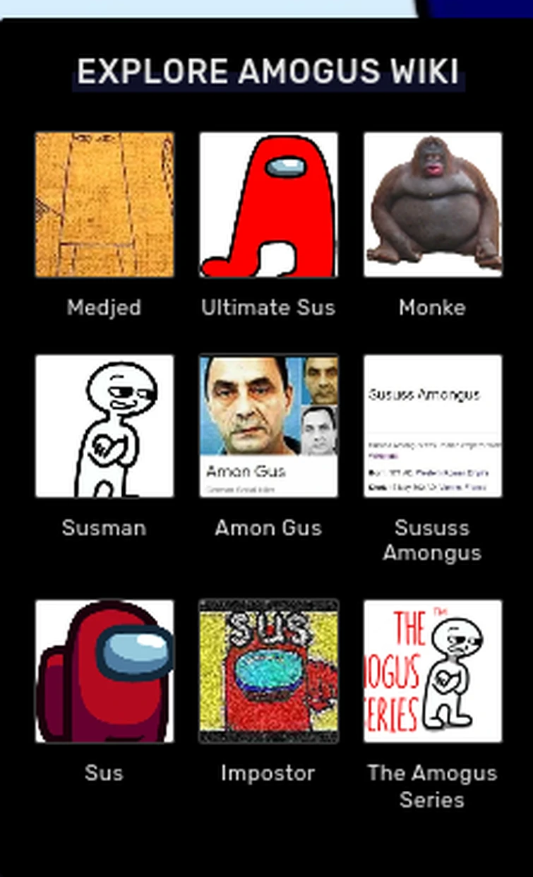 Heil to Medjed because today he had beaten all other amogi to become ...