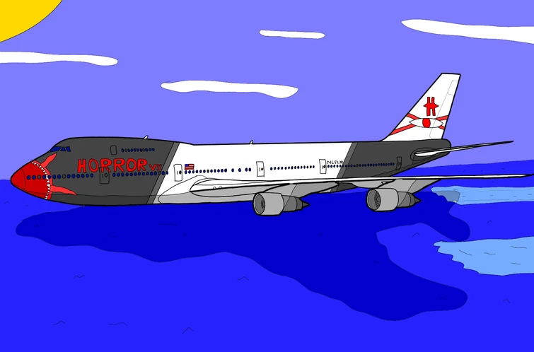 A flight over the sea by Horror Airlines V5 | Fandom