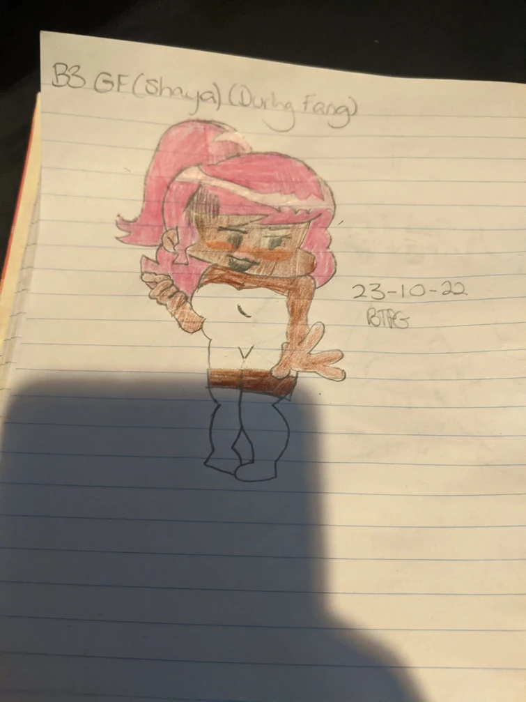 I drew and coloured B3 GF (Shaya Dearest) | Fandom