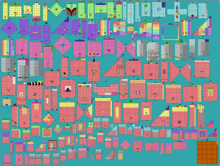 Numberblocks 33 to 200 at 2021 | Fandom