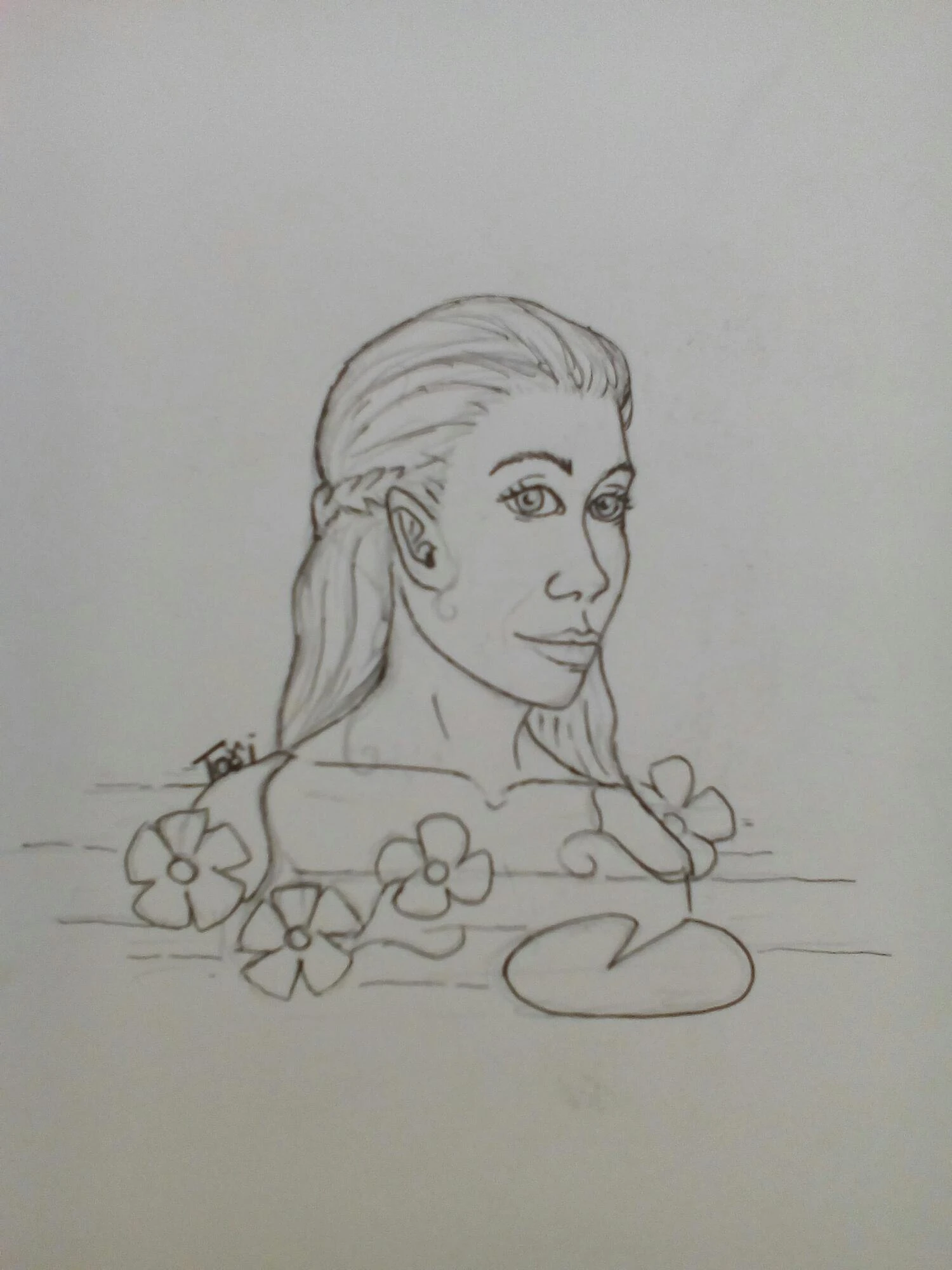 Tessa fanart- drawing tutorial-linear art | Fandom