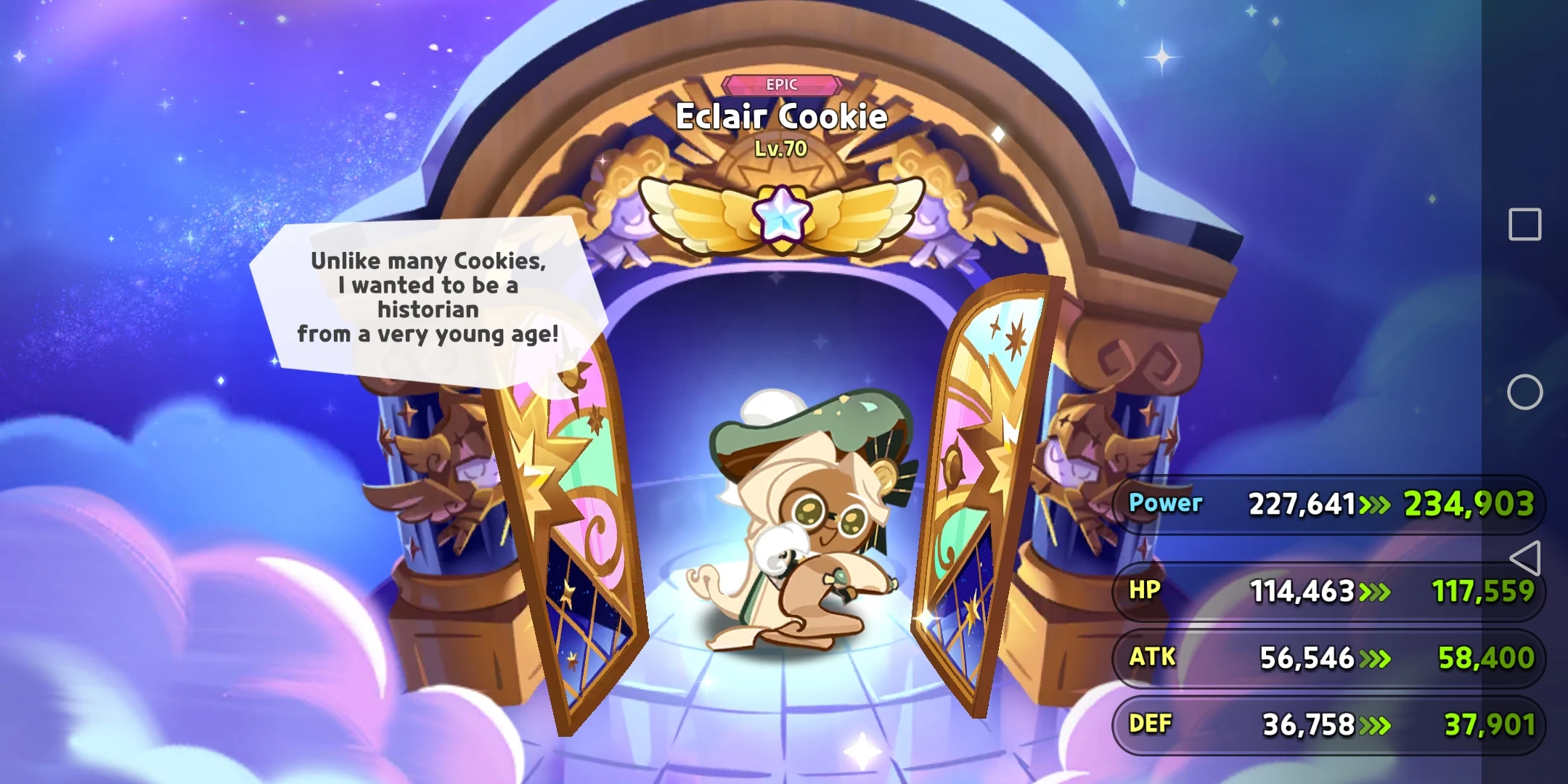 I ascend Eclair Cookie to 1A! | Fandom