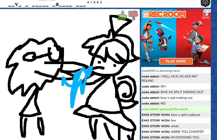 abbie is a cheater. (exposing joke post) ft voa | Fandom