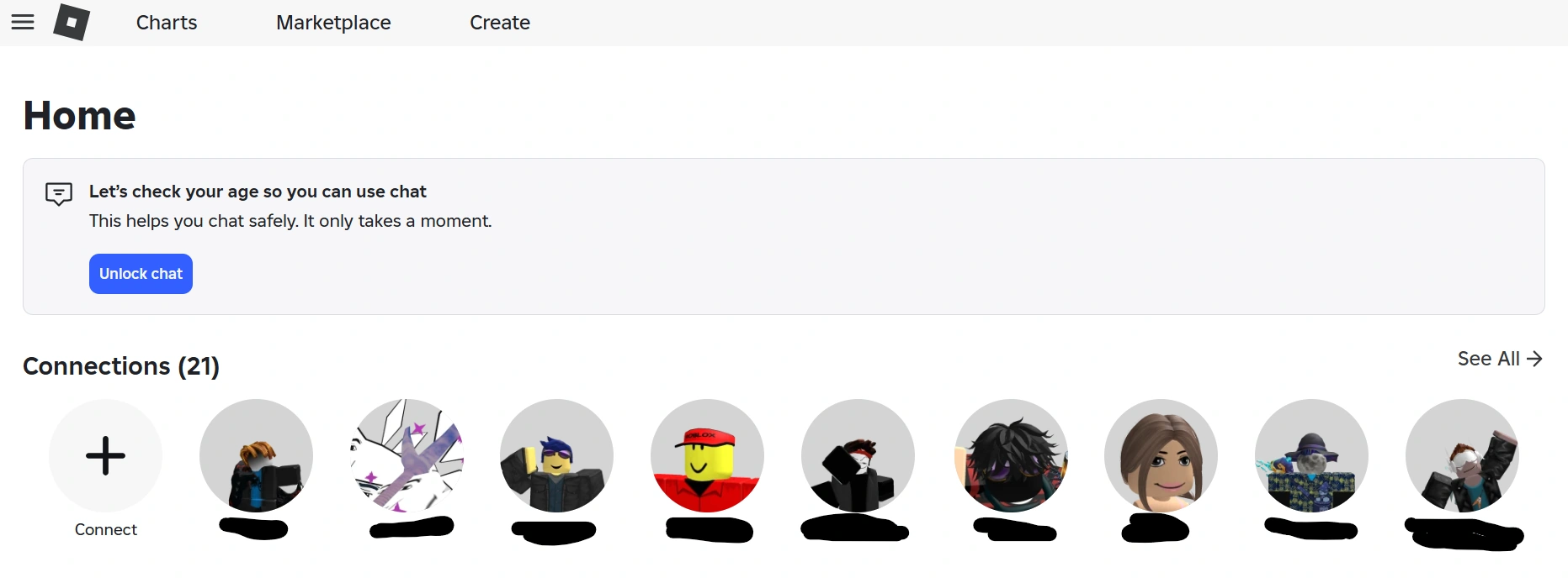 smth wrong with my roblox home page | Fandom