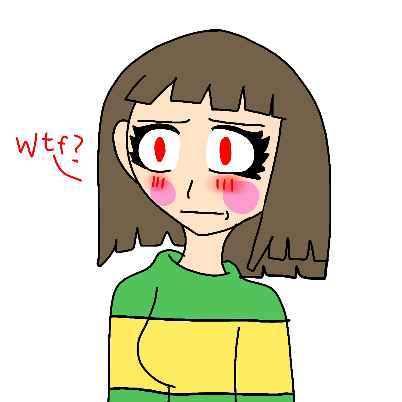 Chara's wtf face | Fandom