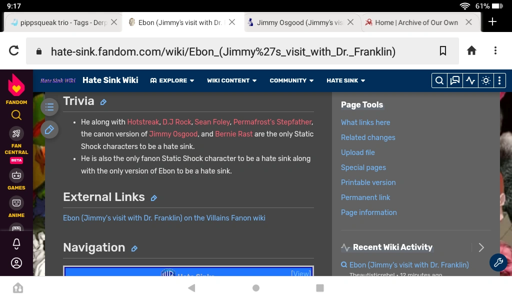 Static Shock hate sinks | Fandom