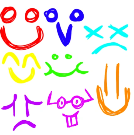 Happyman and variants but they are scribbles | Fandom