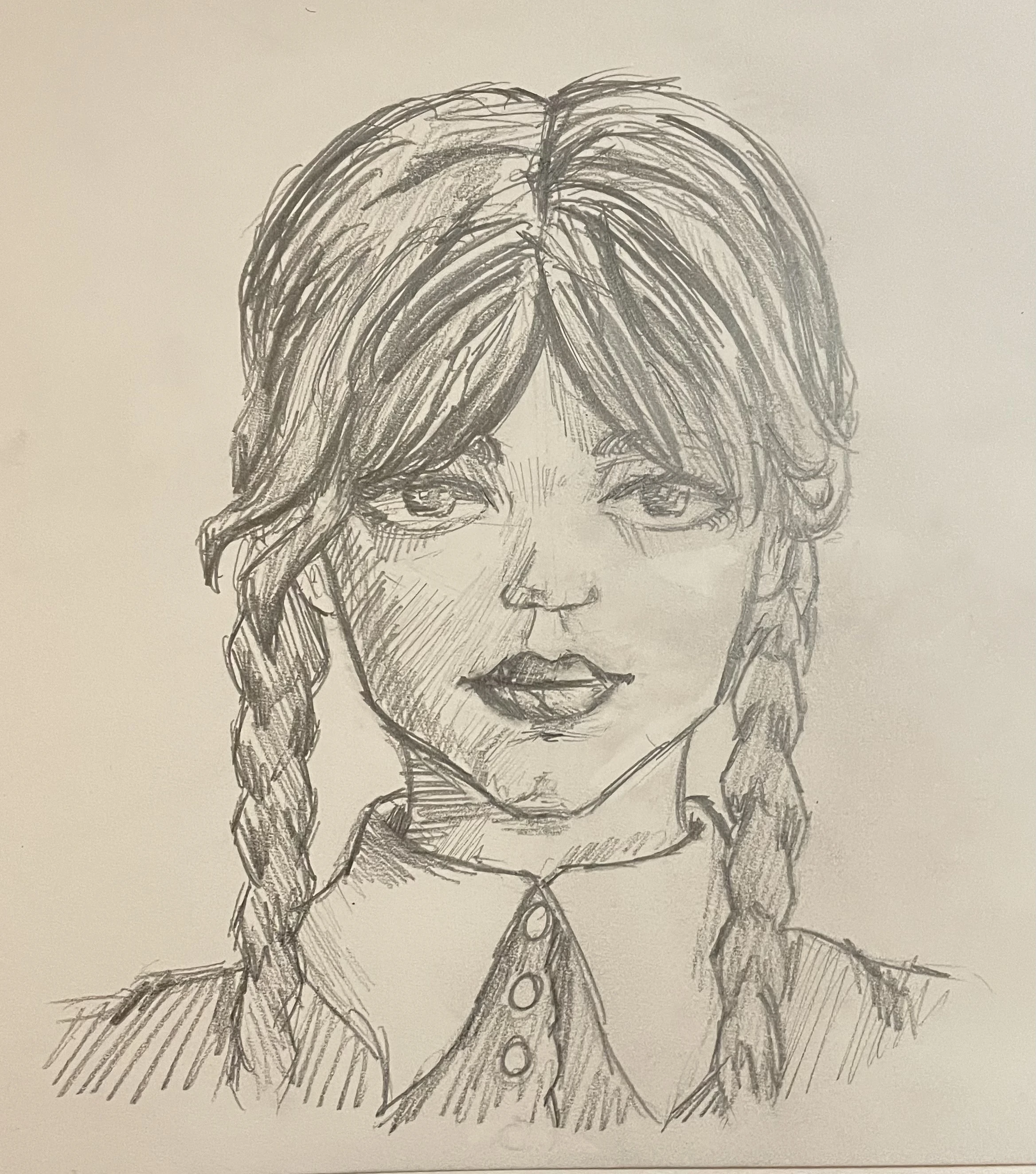 i tried to draw wednesday send help | Fandom