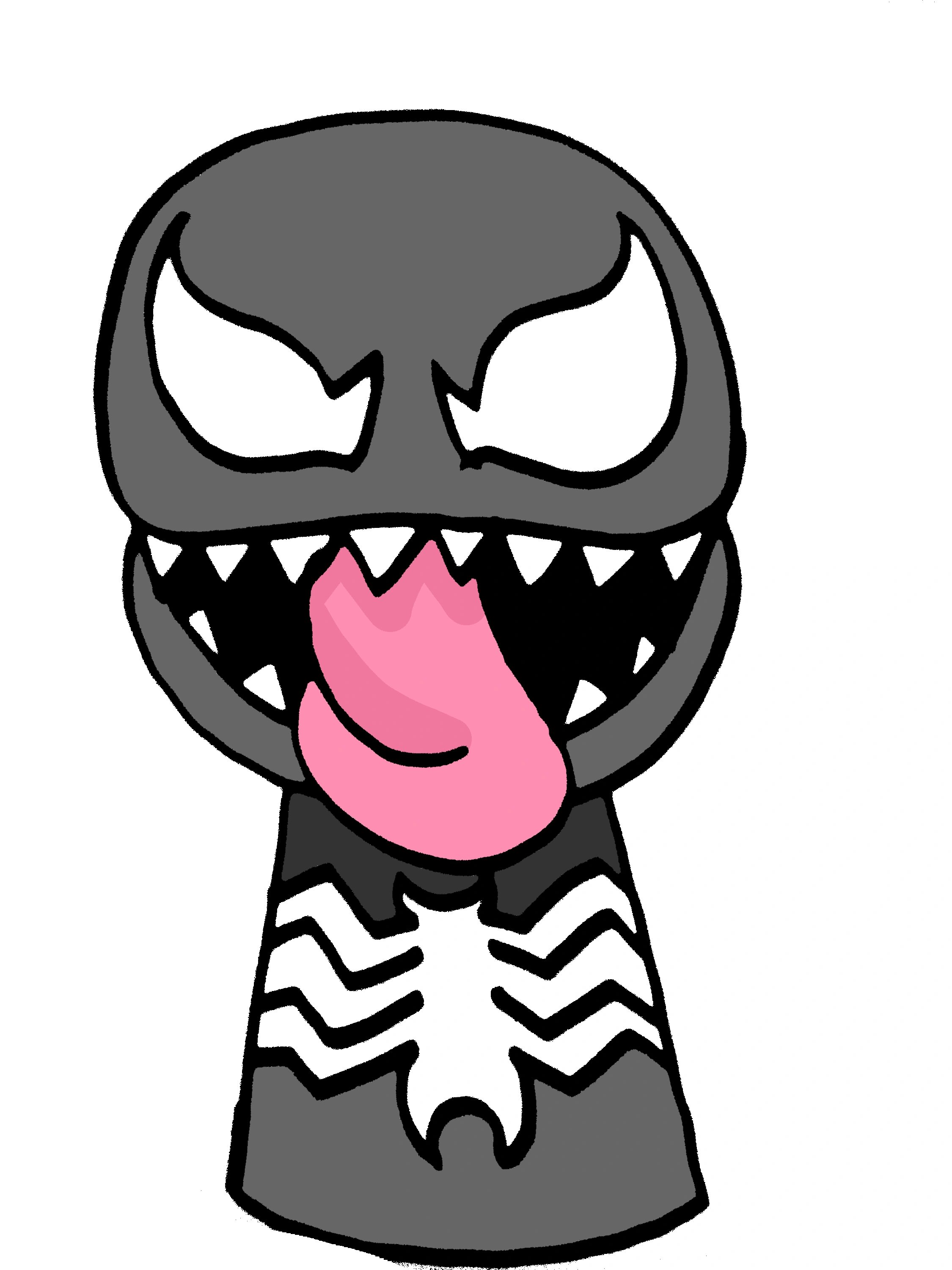 My drawing of Venom Sprunki | Fandom