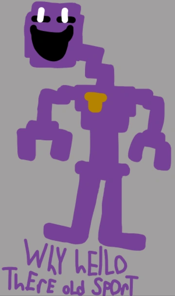 Drawing of the Aubergine Man (Dave my beloved) I did on Magama | Fandom