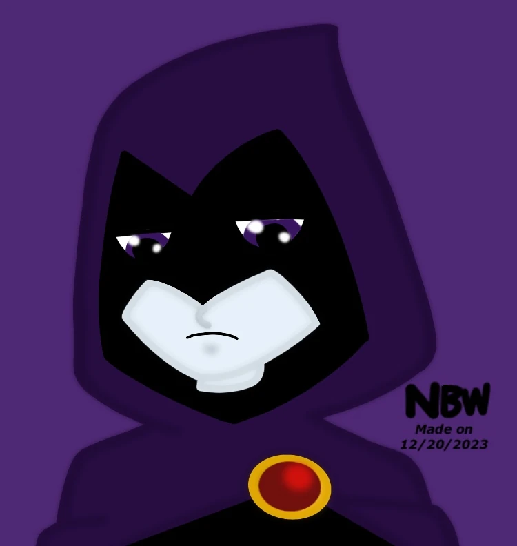 My newly-redrawn Raven artwork | Fandom