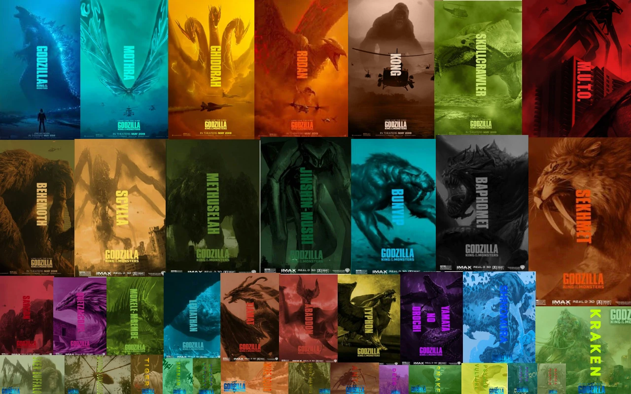 Todos los titanes y criaturas del monsterverse hasta ahora | Fandom